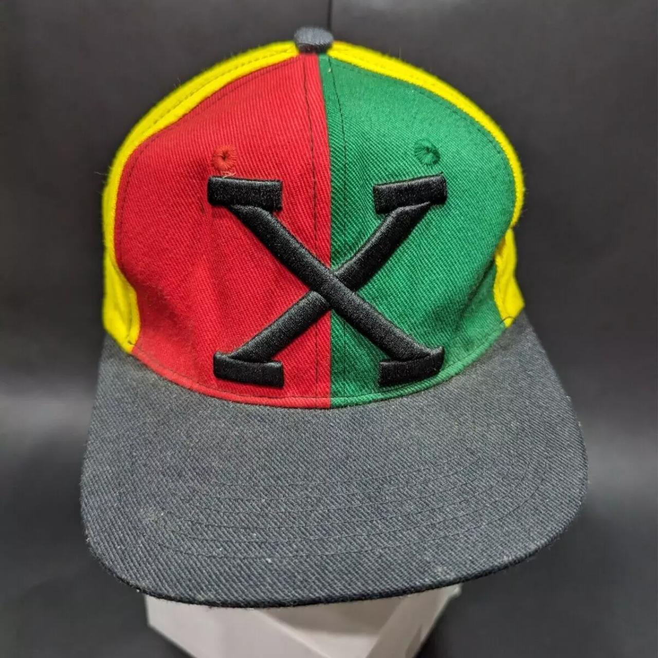 Vintage 90s Malcolm X Baseball Cap - Raised X... - Depop