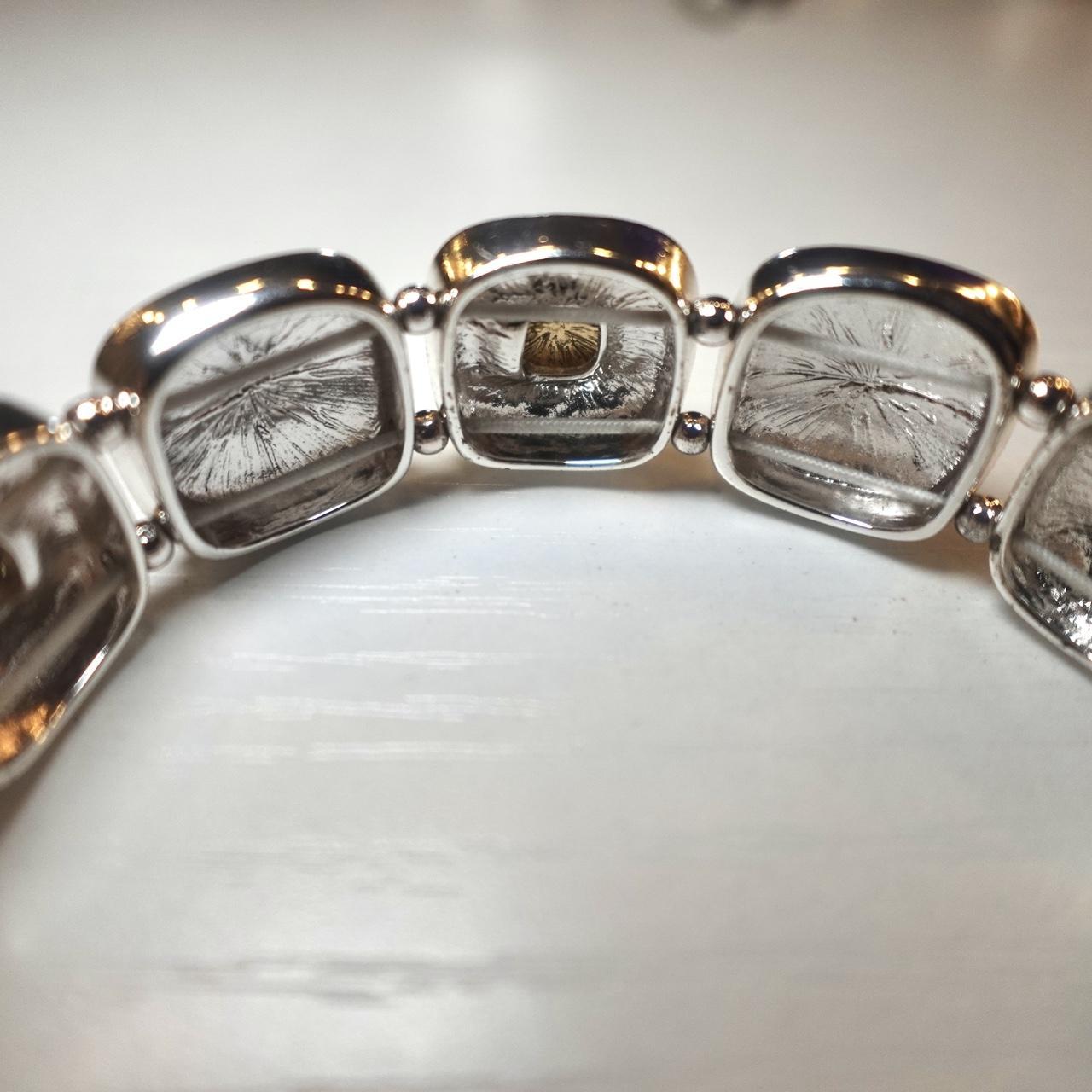 Napier Two Toned Gold Silver Stretch... - Depop