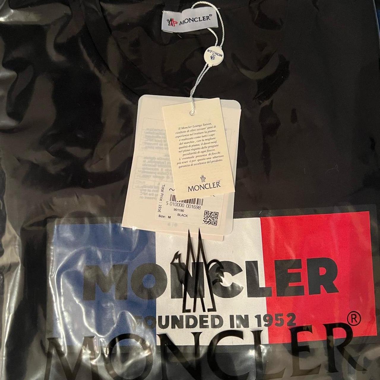 Moncler slim fit logo cotton Sealed with tags - Depop
