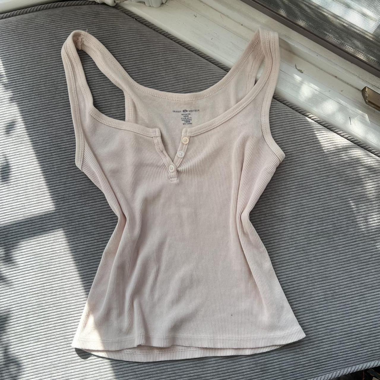 Brandy Melville baby pink tank - Depop