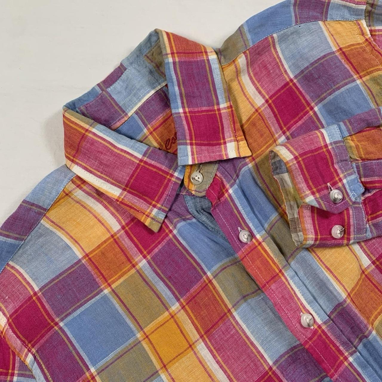 Report Collection Shirt Men's Size S Linen Button Up... | Depop