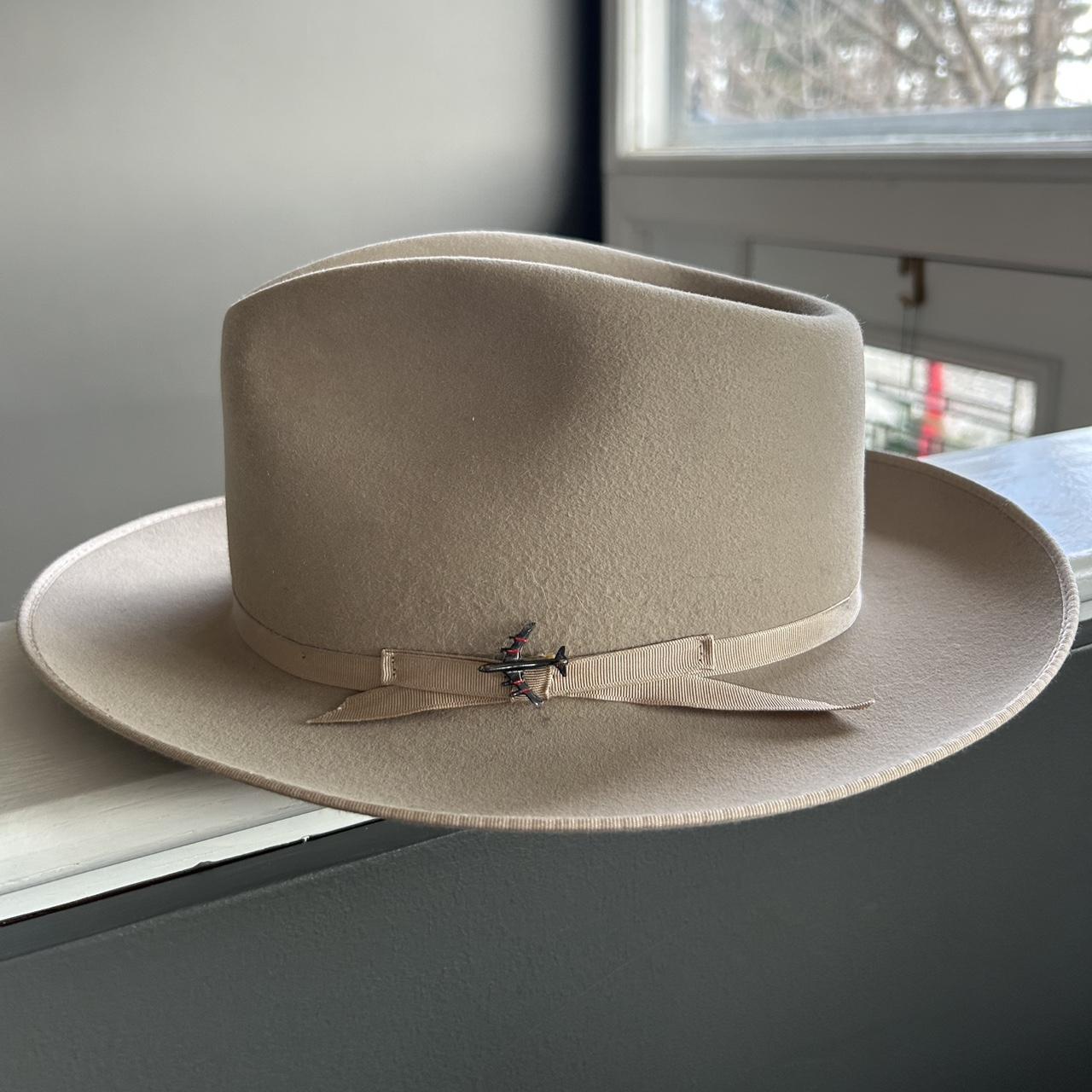 Stetson Stratoliner Hat 7-1/8 R oval 21/2... - Depop