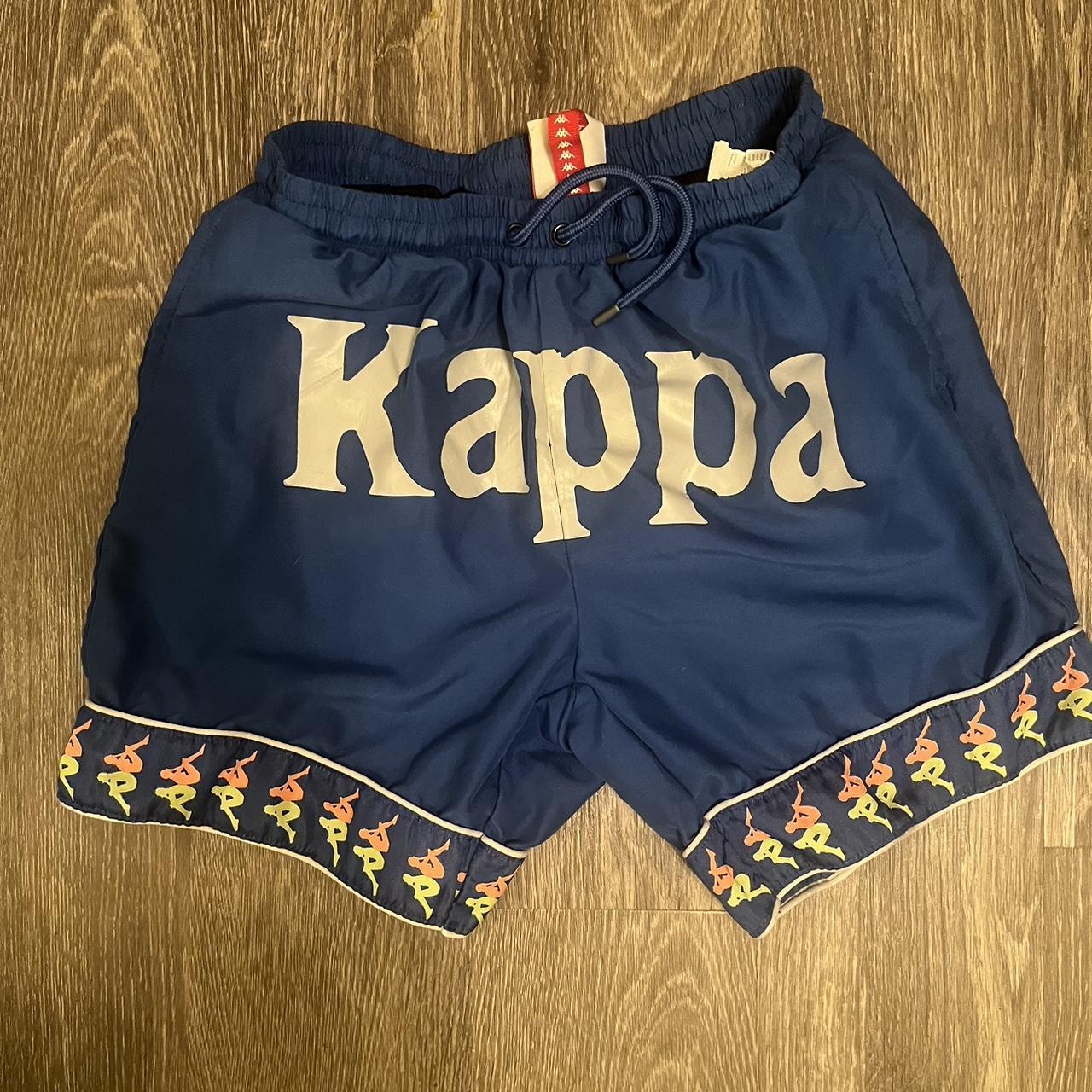 Kappa blue swim shorts size medium (DO NOT BUY ON... - Depop