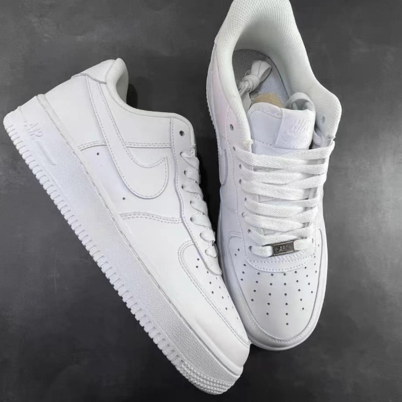 Nike Air Force 1 Shoes in Men's White - Depop