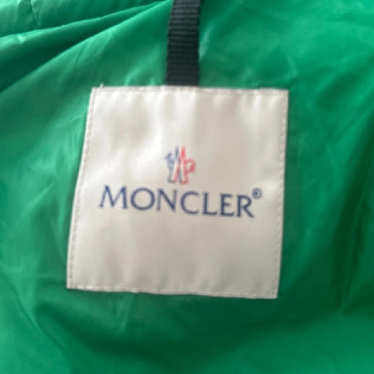 Stunning green velvet Moncler puffer jacket with... - Depop