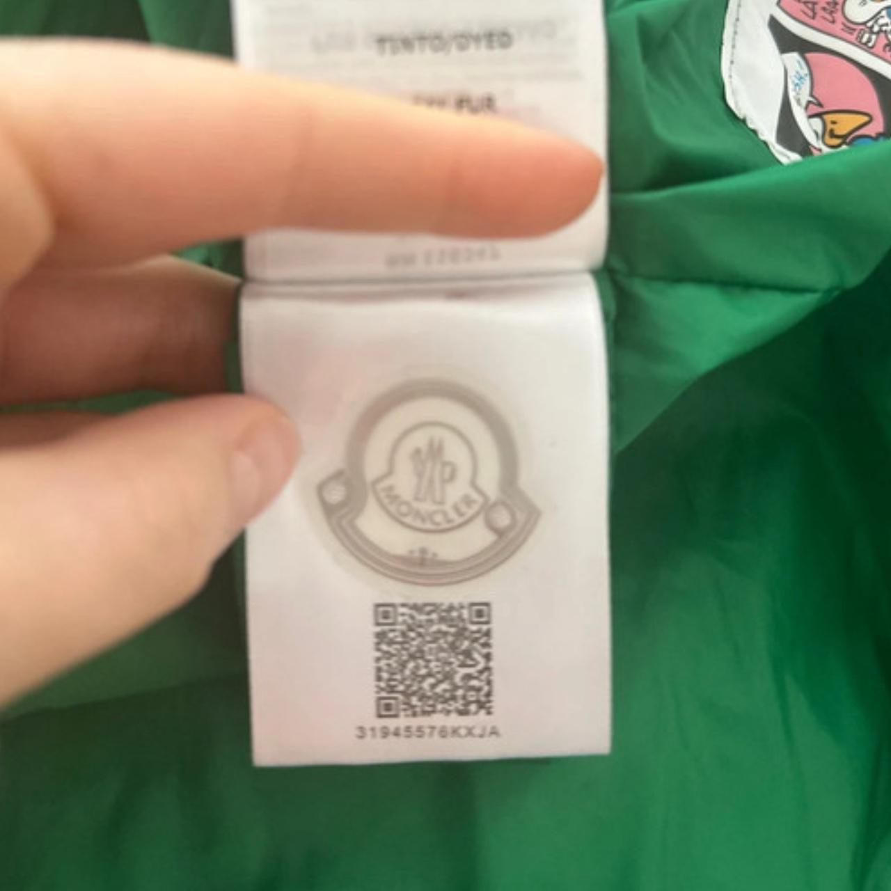 Stunning green velvet Moncler puffer jacket with... - Depop