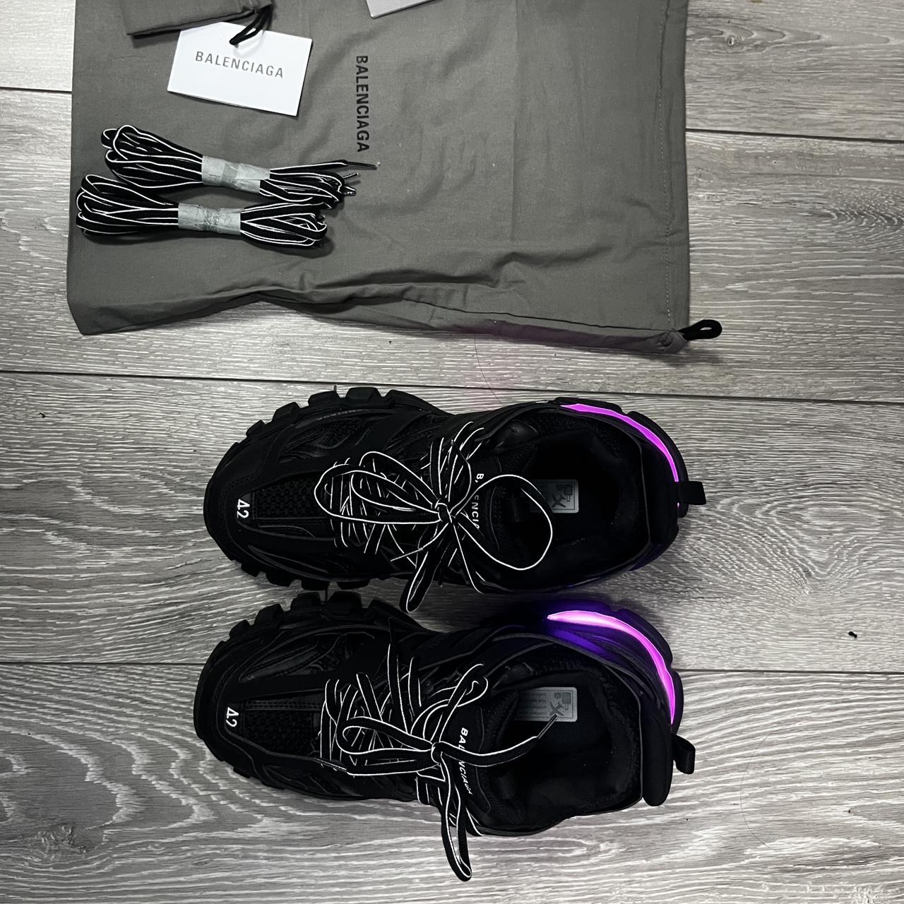 Balenciaga Track Runner LED Black Brand new Comes... - Depop