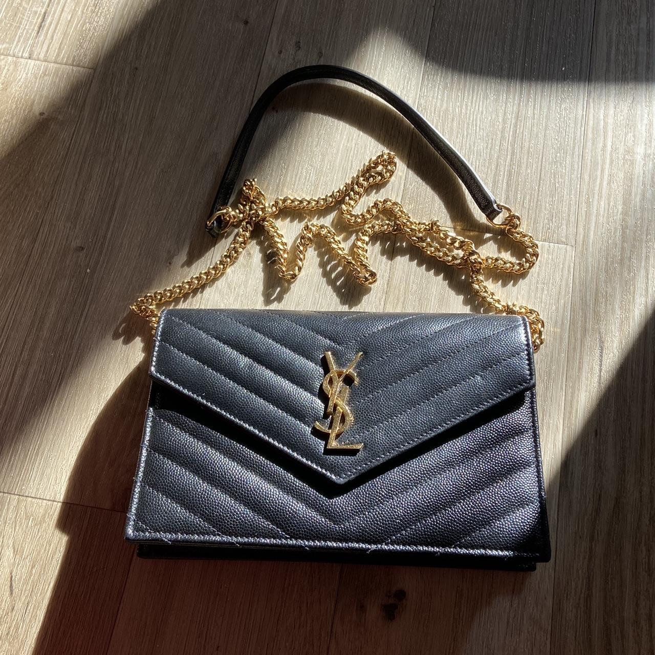 YSL YVES SAINT LAURENT Envelope Chain Wallet... | Depop