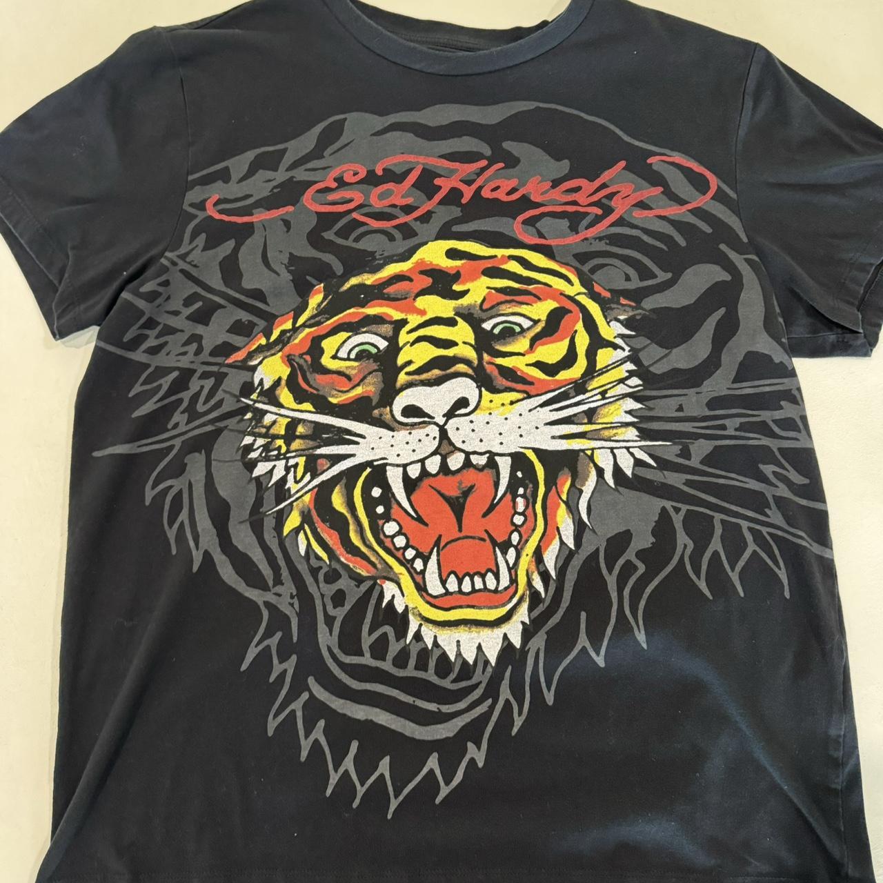 Ed Hardy T Shirt - Depop
