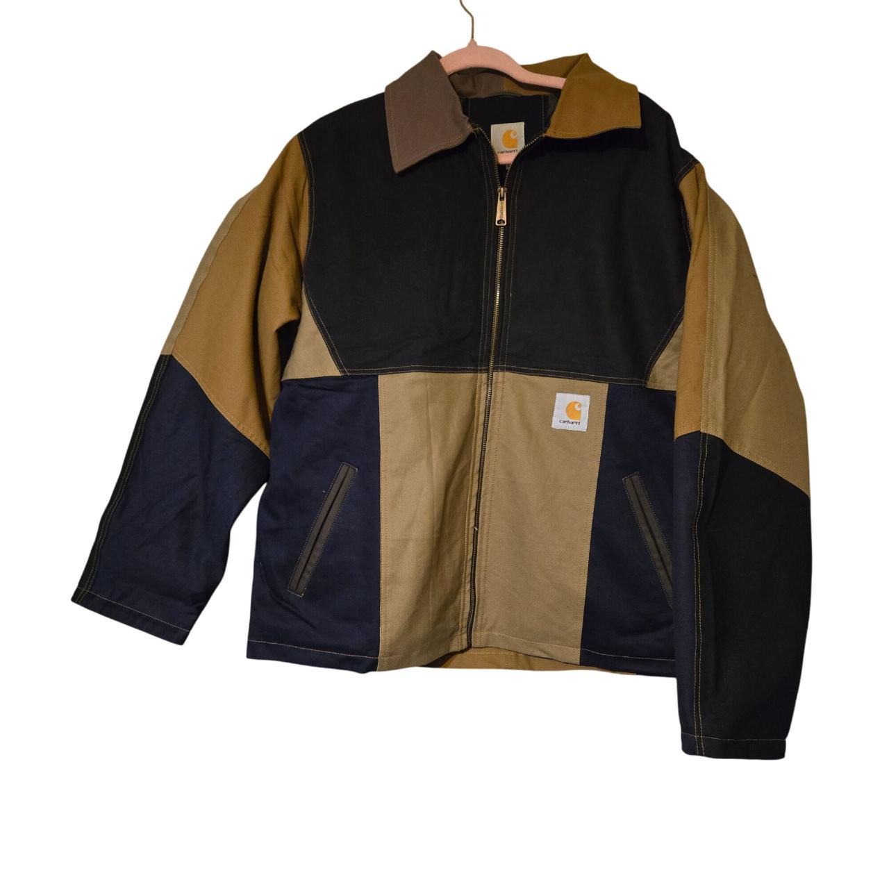 Carhartt Men's Reworked Colorblock Detroit Style... | Depop