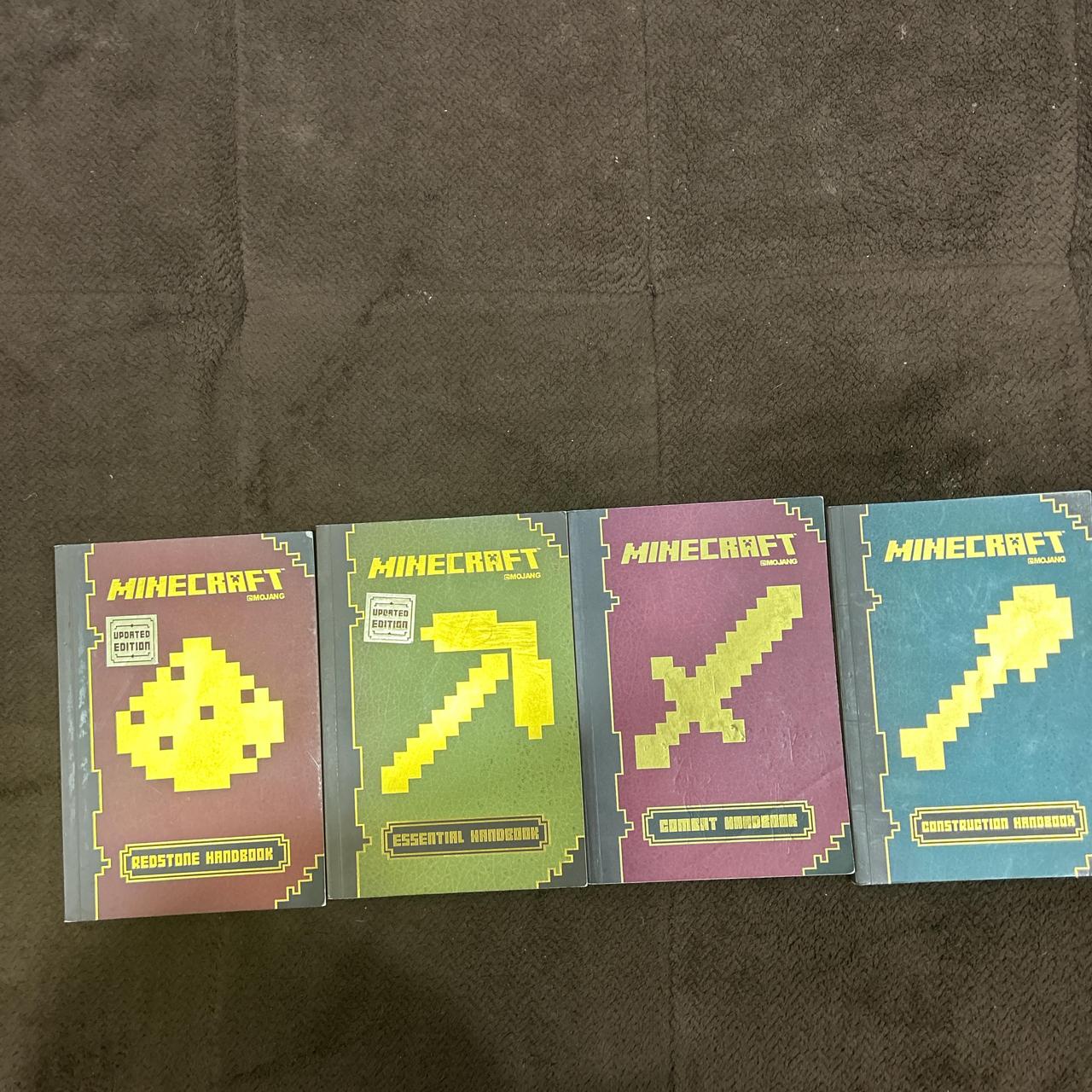 4 Minecraft books, redstone handbook, essential... - Depop