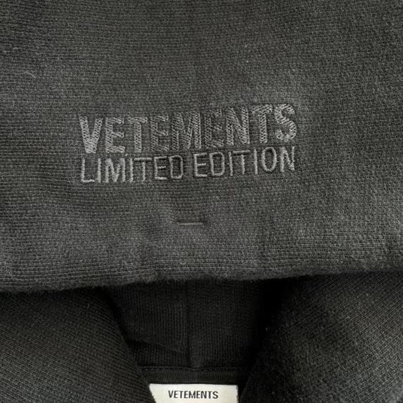 Vetements restricted rated R hoodie Size M Oversized - Depop
