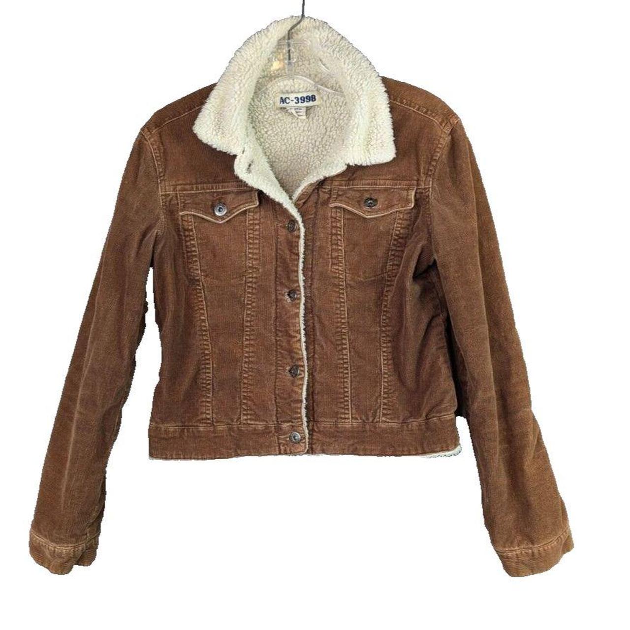 Access Jeans AC-3998 Brown Pile Line Corduroy Jacket... - Depop