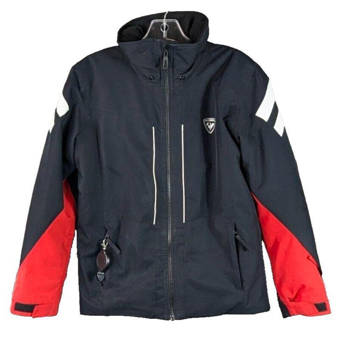 Rossignol Ski Jacket Unisex Youth Black Red... | Depop
