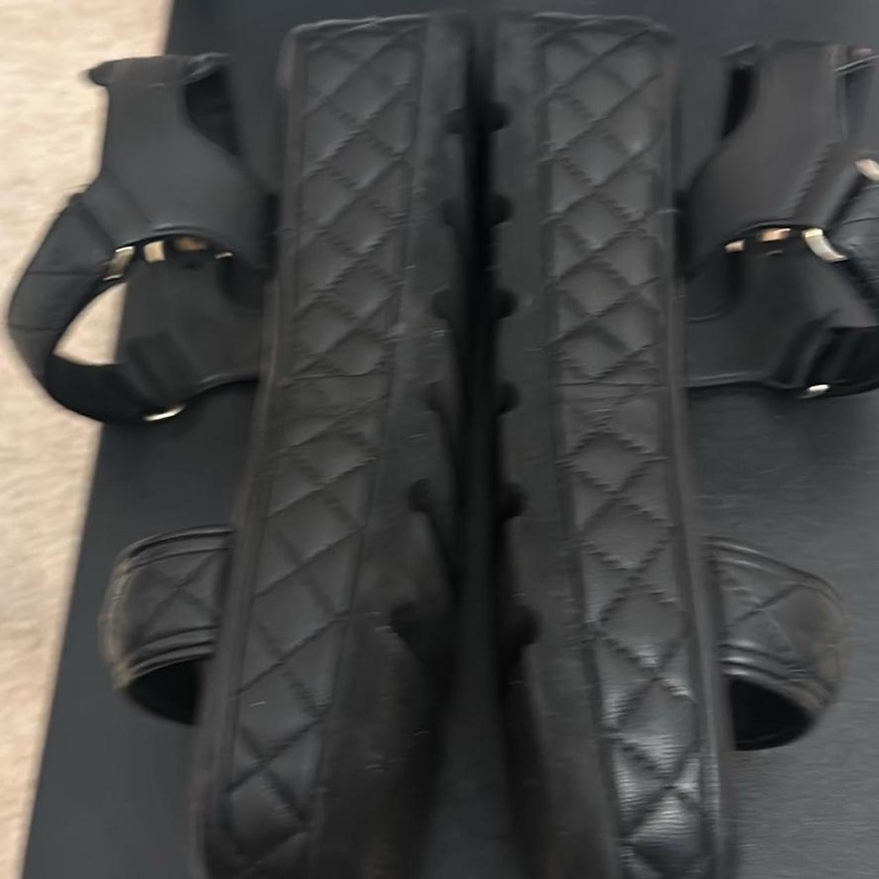 Authentic Chanel sandals (proof attached). Comes... - Depop
