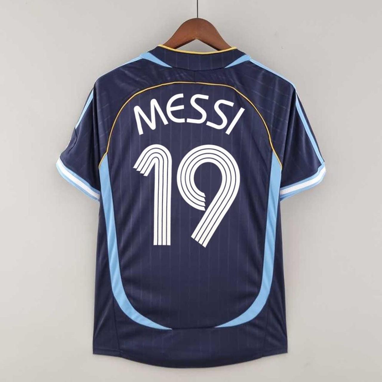 Retro Messi Argentina 2006 World Cup Jersey Send... - Depop