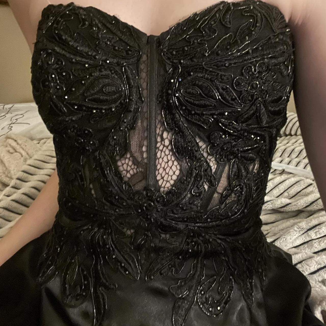 Happy Prom Season! 🖤 Prom Ballgown Dress David’s... | Depop