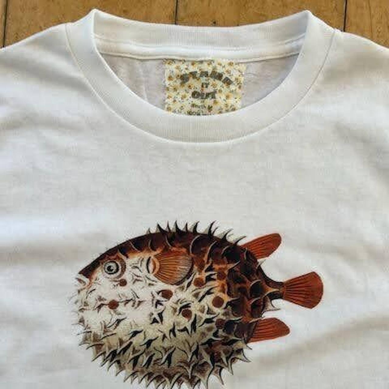 Fish Baby Tee from Stamp It Out, size youth medium,... - Depop