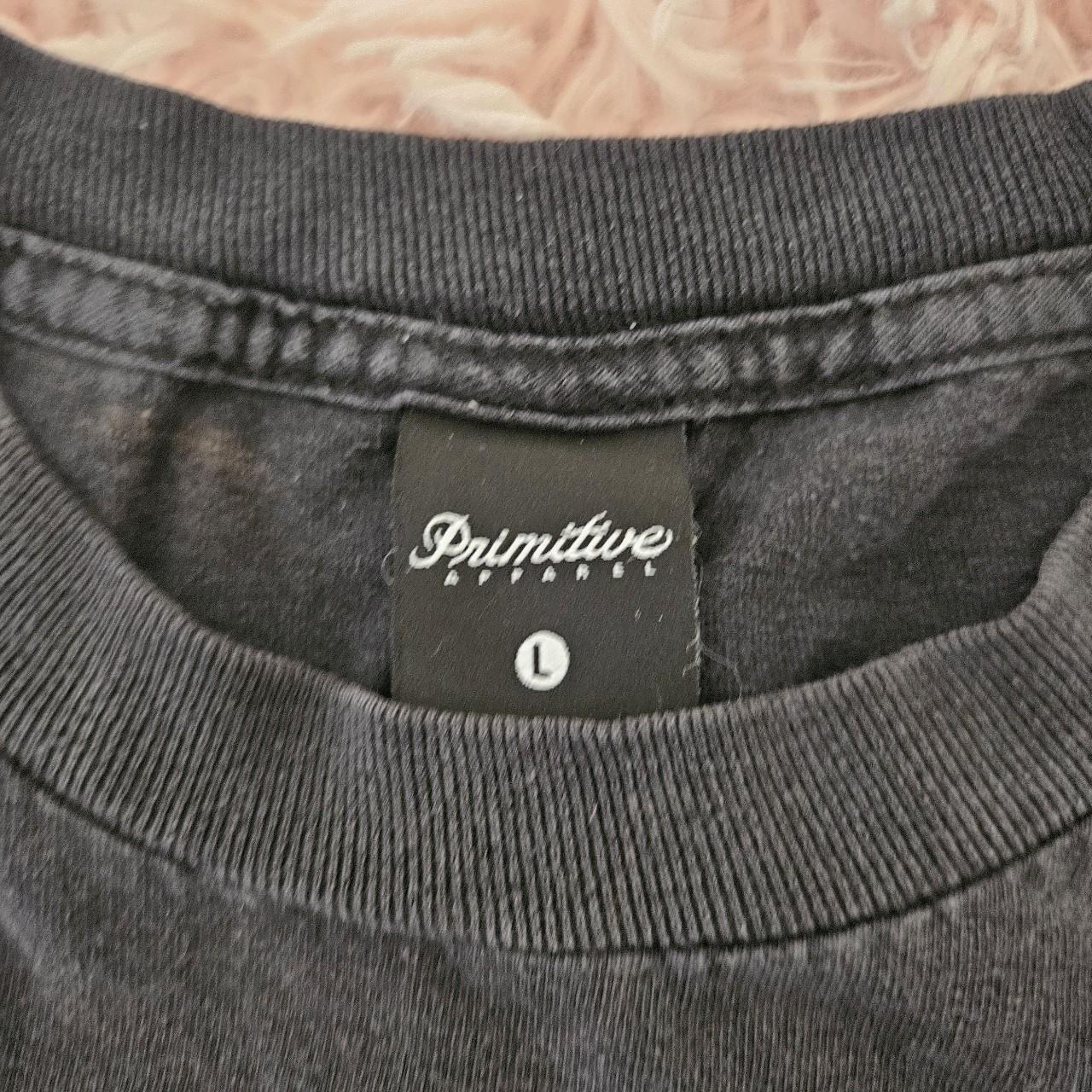 Men's large primitive t-shirt, well loved, a bit faded. - Depop