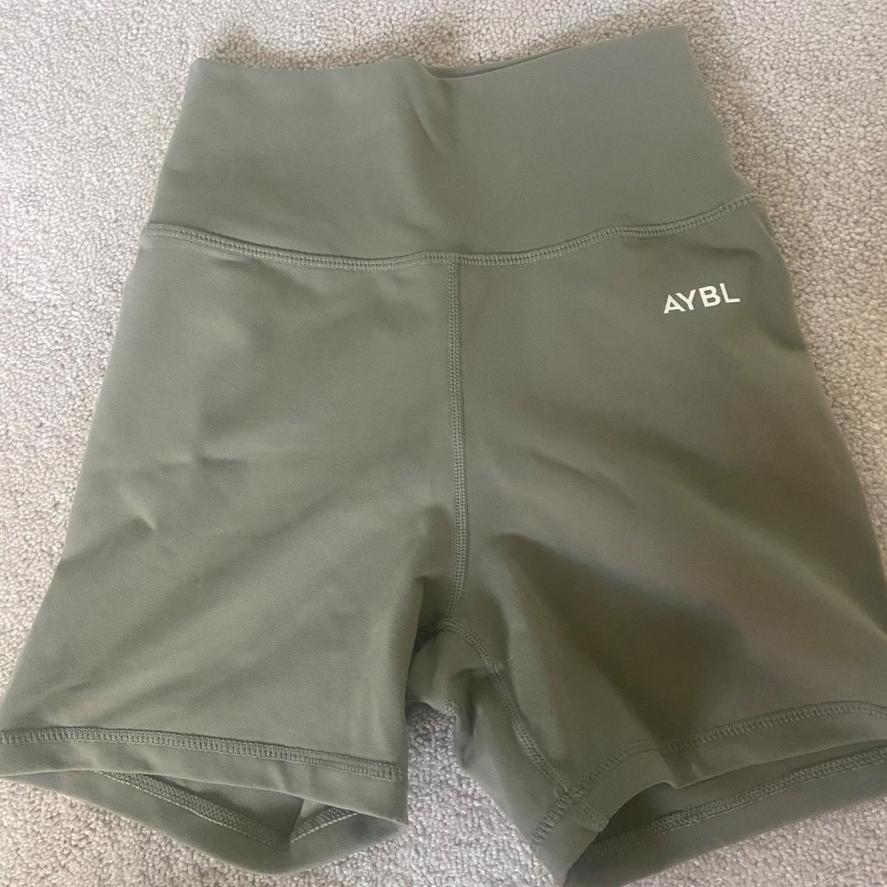 ABYL Green Workout Biker Short Size XS - Depop