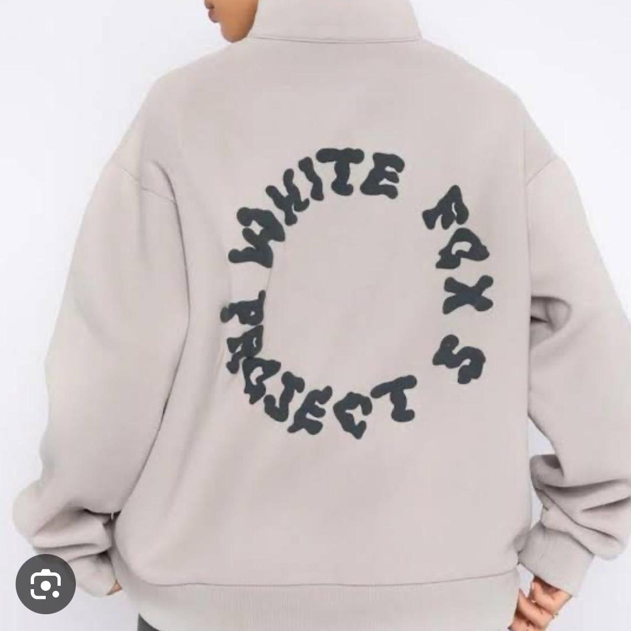 White Fox Project 5 Zip Up hoodie. Worn a few times... - Depop