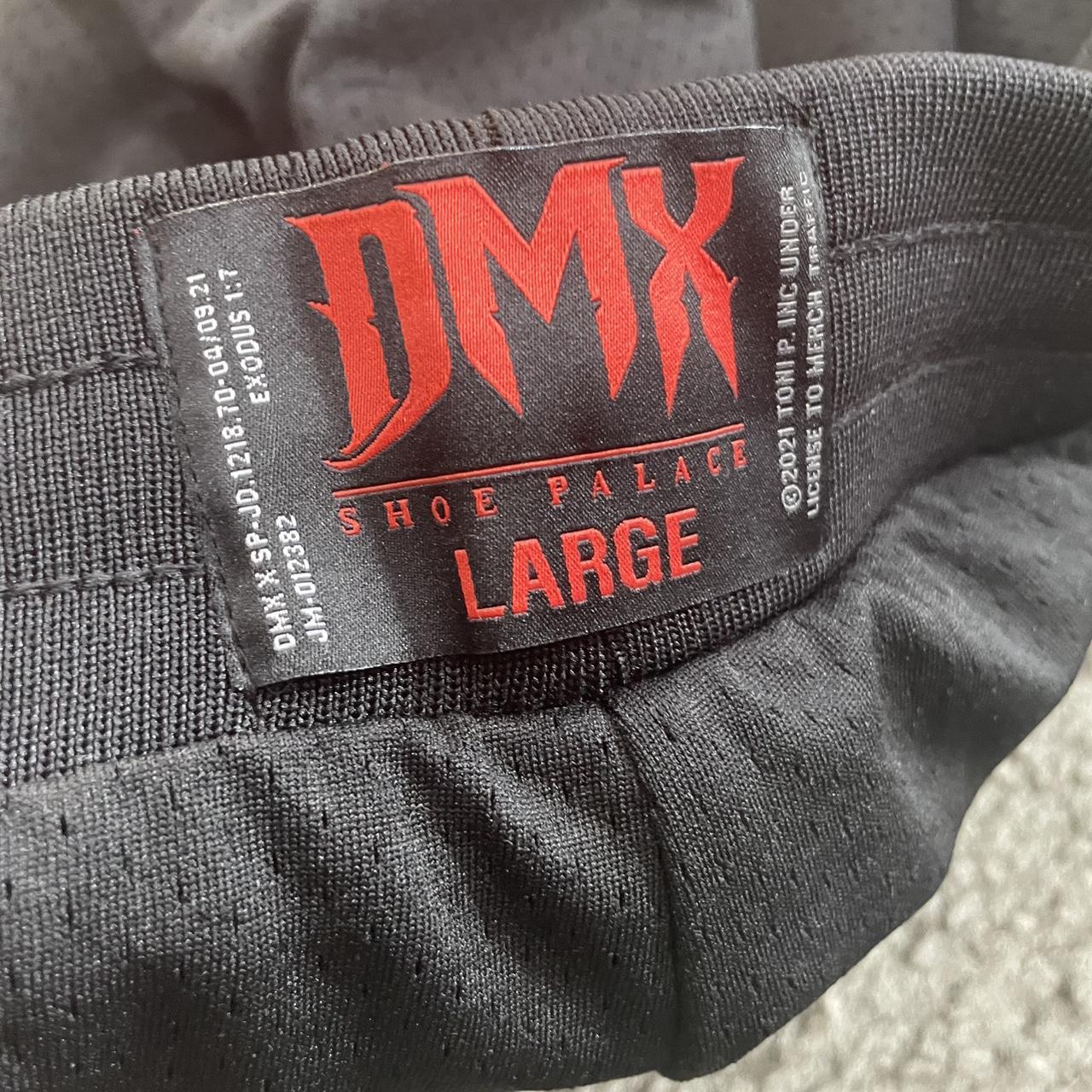 Black and white Dmx shorts size large #streetwear... | Depop