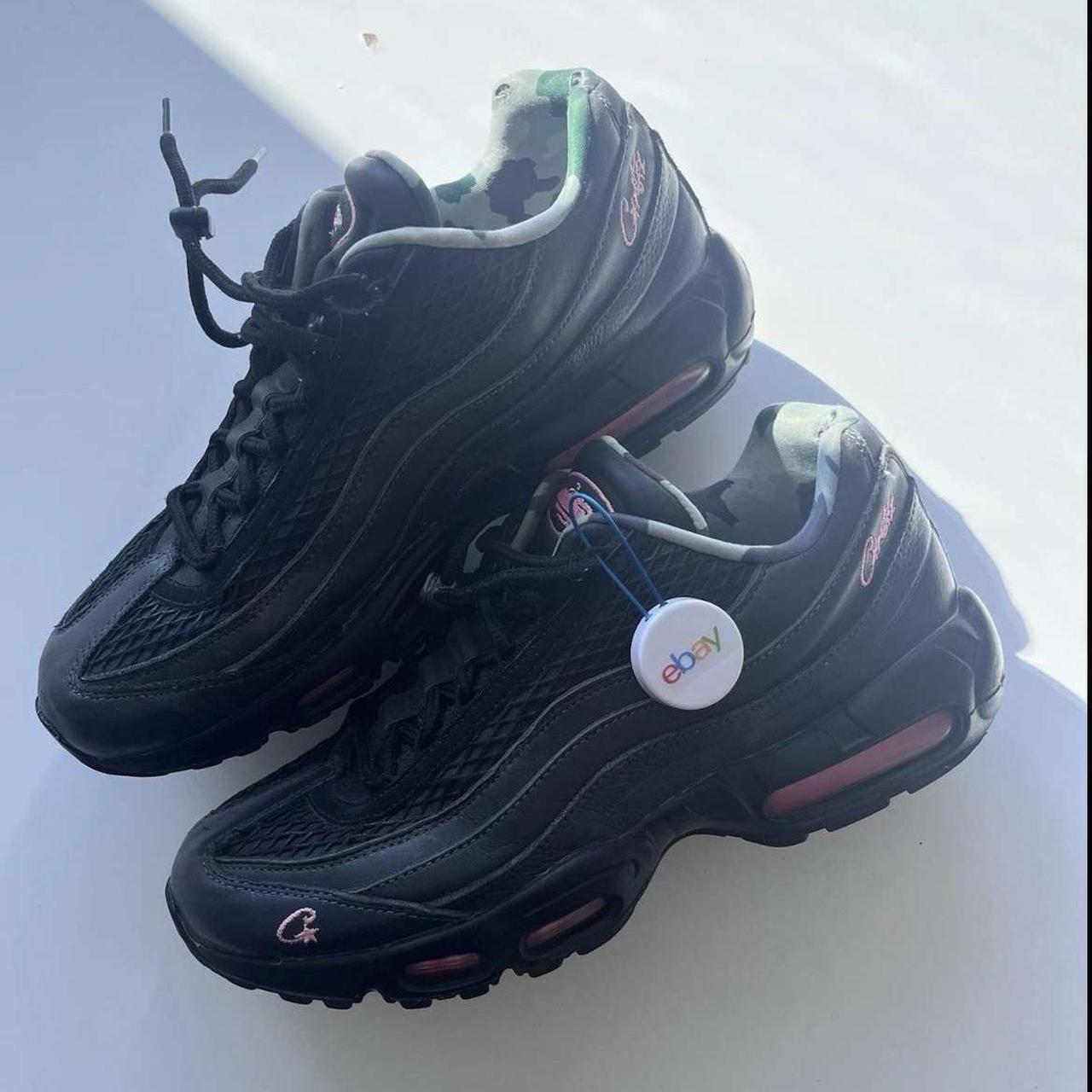 Corteiz Pink Beam Air Max 95 (UK 7) Lightly Worn No Box | Depop