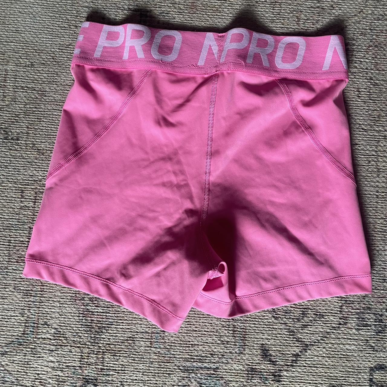 limited edition bright pink Nike pros please message... | Depop