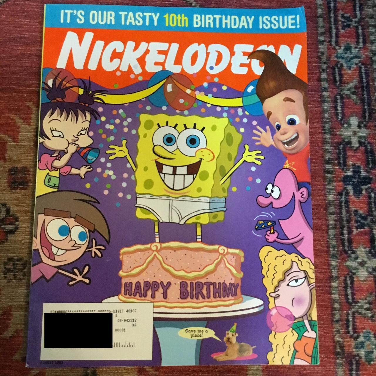 Nickelodeon magazine 10th anniversary edition, in... - Depop