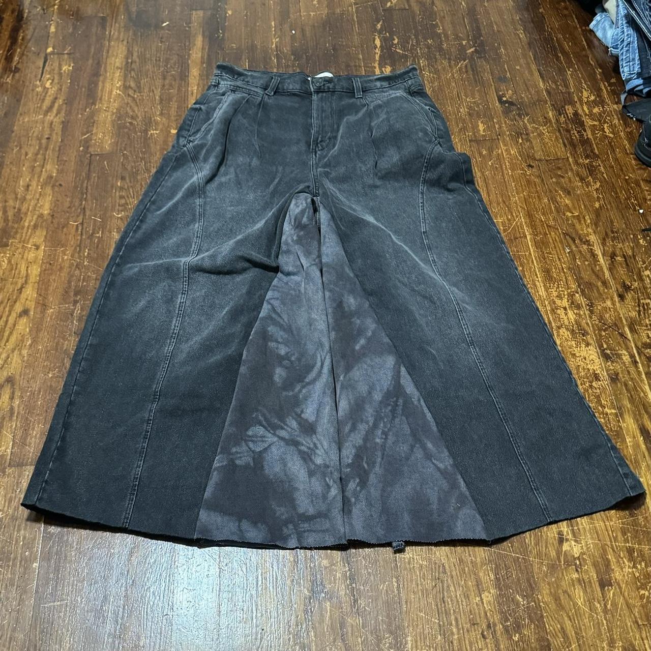 custom baggy wide leg jeans 31x40(outseam) leg... - Depop