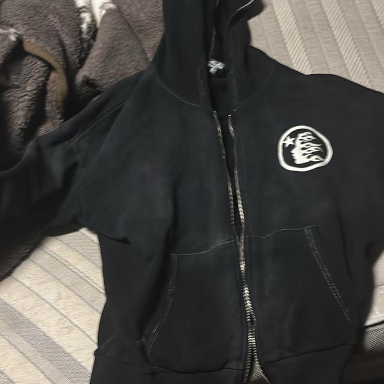 Real hellstar zip up | Depop