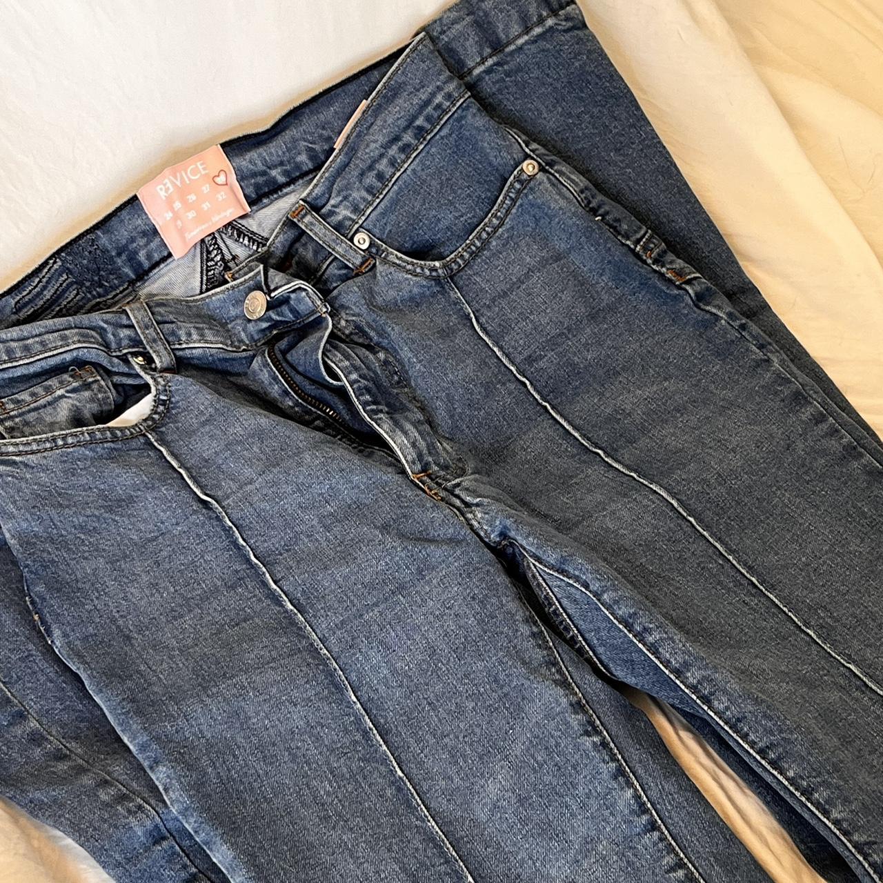 Revive denim star flare pants size 28 #revicedenim... - Depop