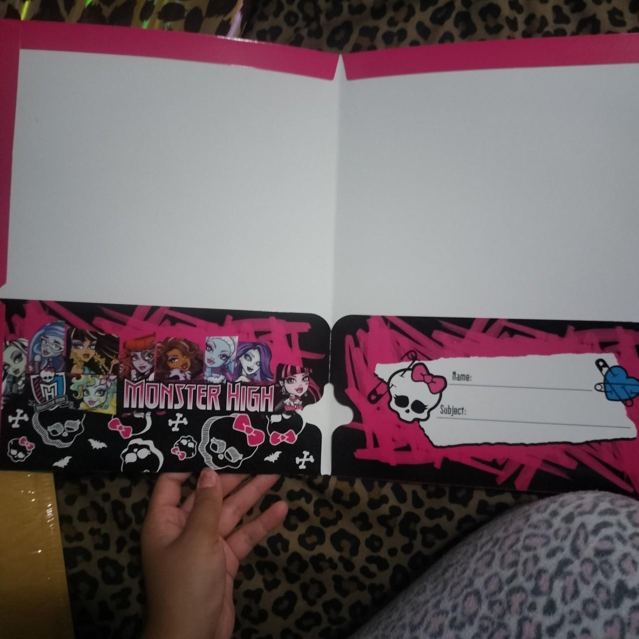 2 Monster High school folders . Both are sold tg so... - Depop