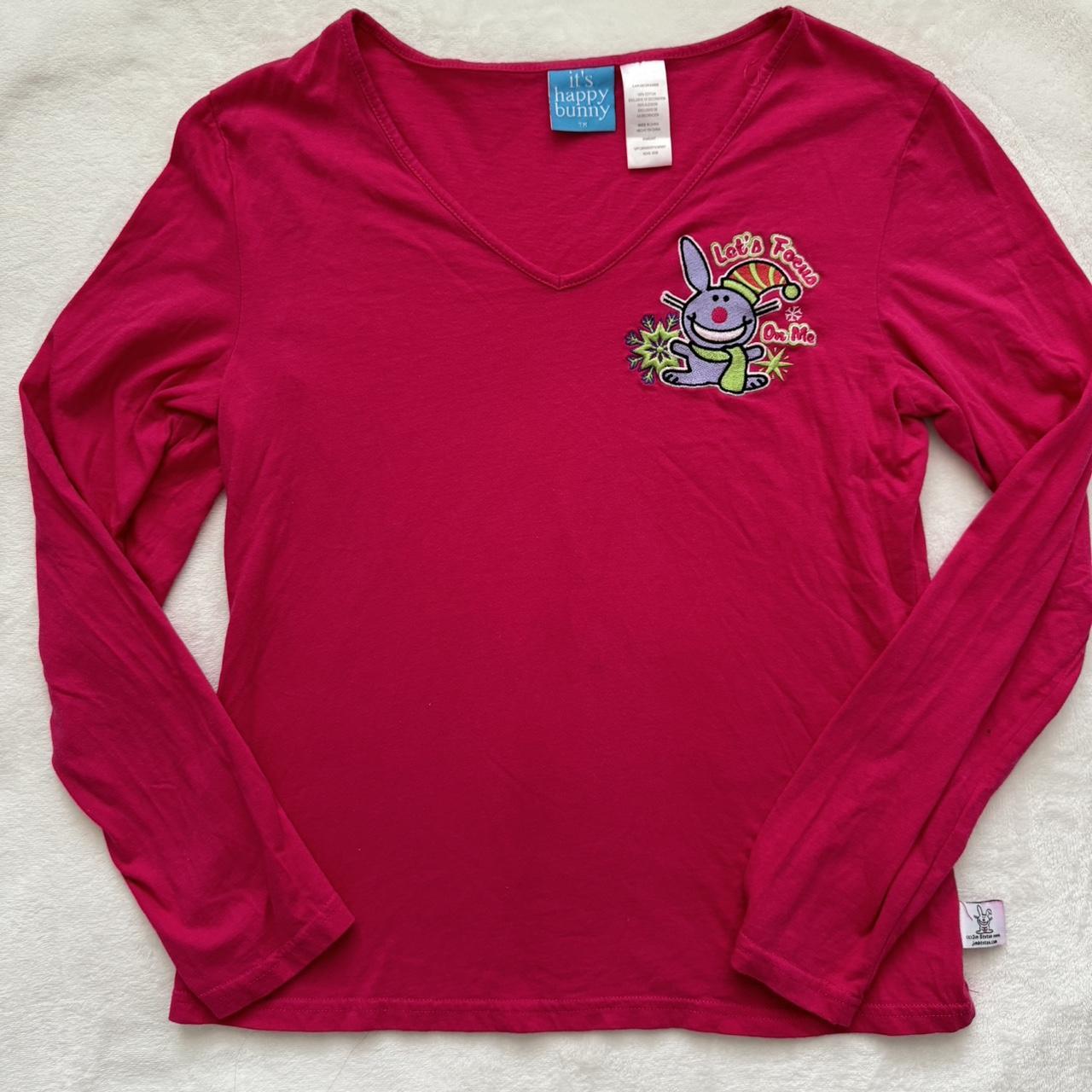 RARE HAPPY BUNNY LONG SLEEVE WINTER ICON #happybunny... - Depop