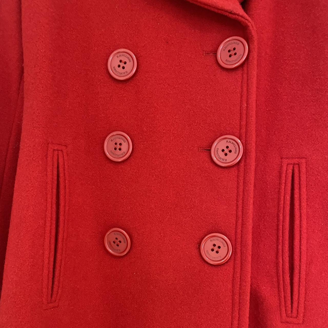 RM Williams Red Velvet Jacket Size 10 - Depop