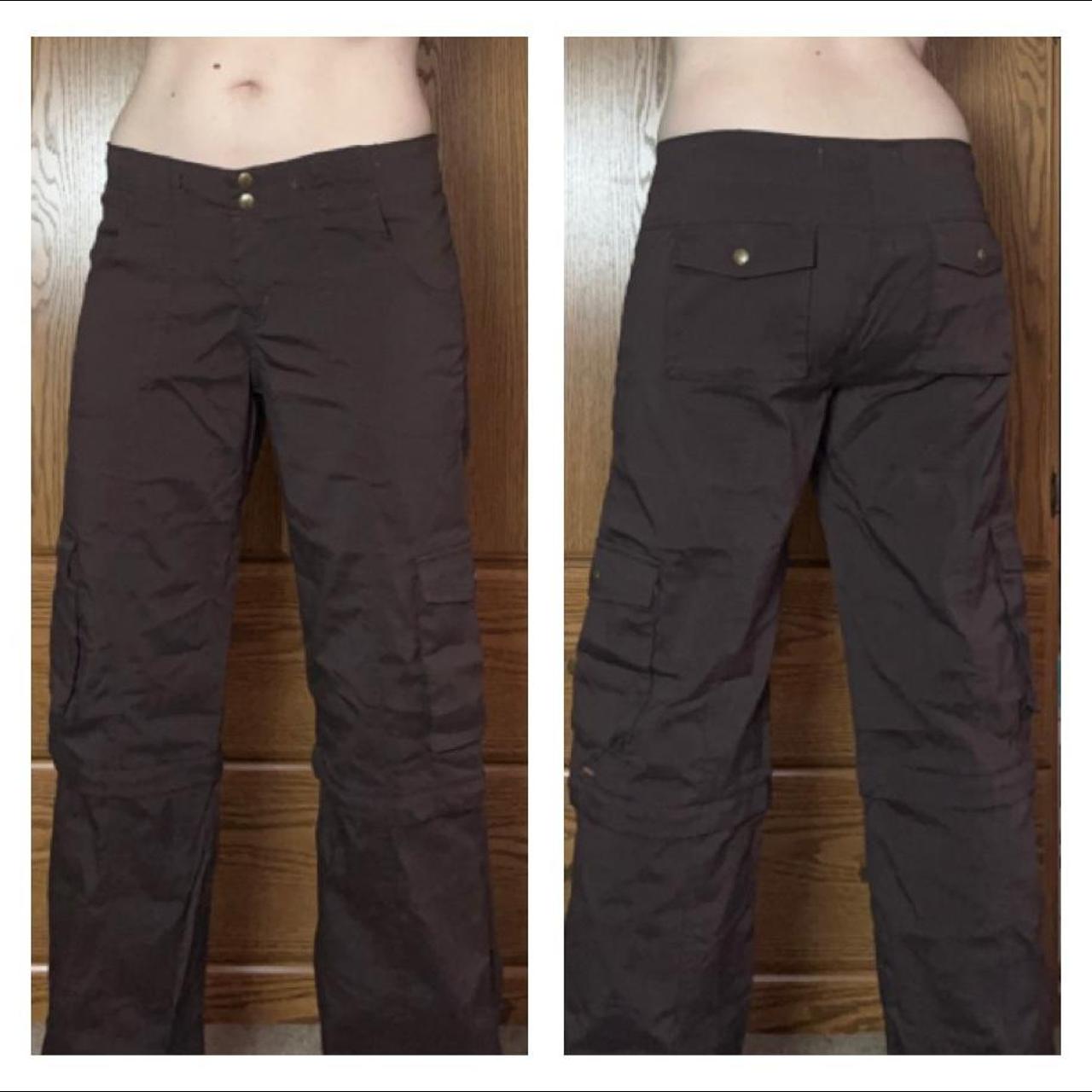 Vintage zip-off convertible Y2K early 2000s low-rise... - Depop