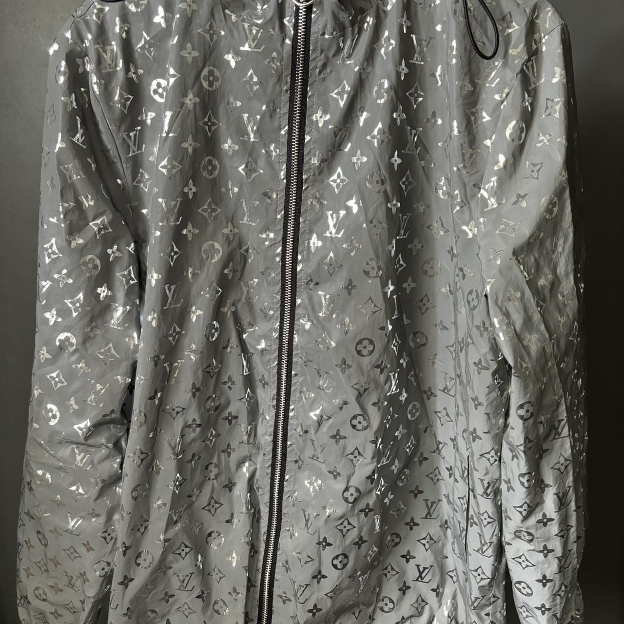 Louis Vuitton Reflective windbreaker Size: XL Fits... - Depop