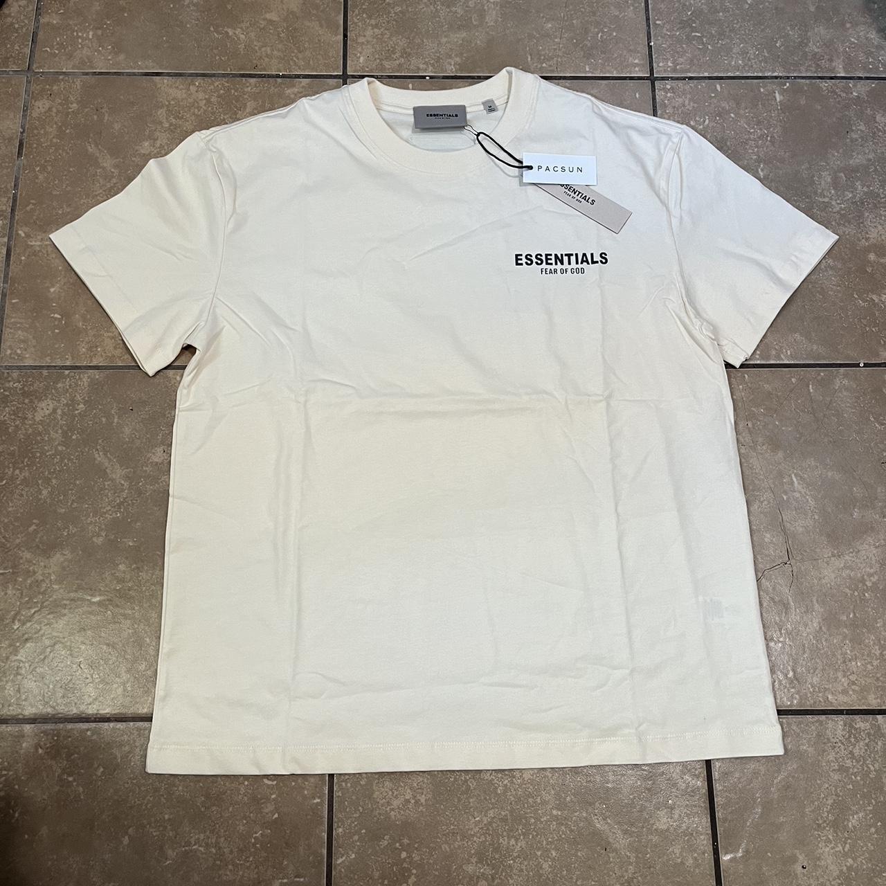 Apricot/Beige Essentials Shirt Size Medium Only ~... - Depop