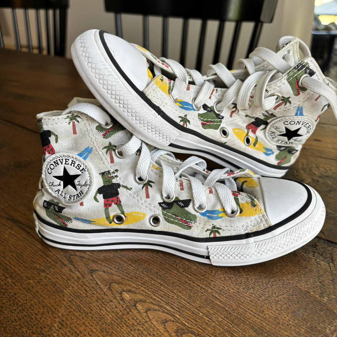 Converse Chuck Taylor All Star Hi Top Croc Surf,... - Depop