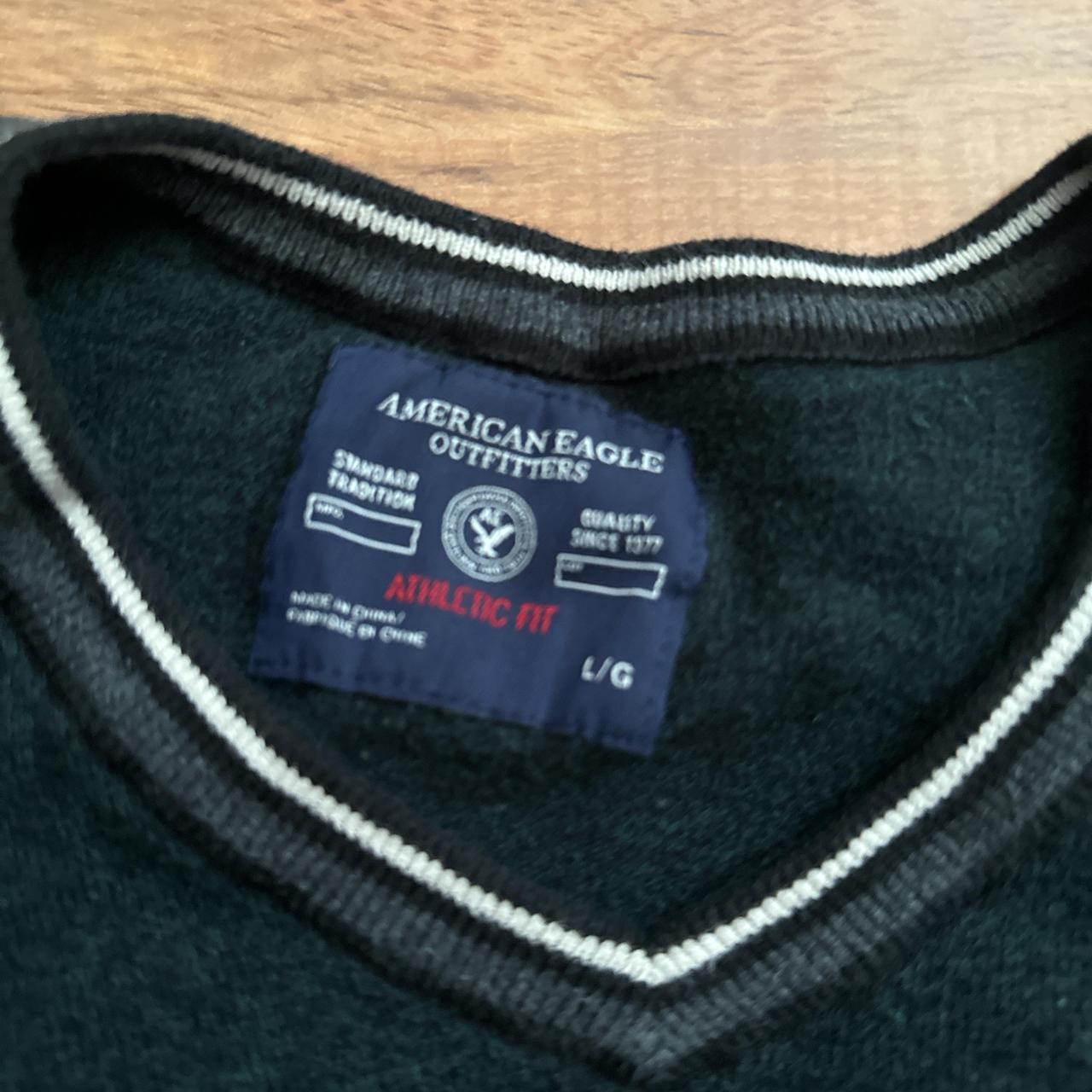 American Eagle V-Neck Sweater. Size: L - Depop