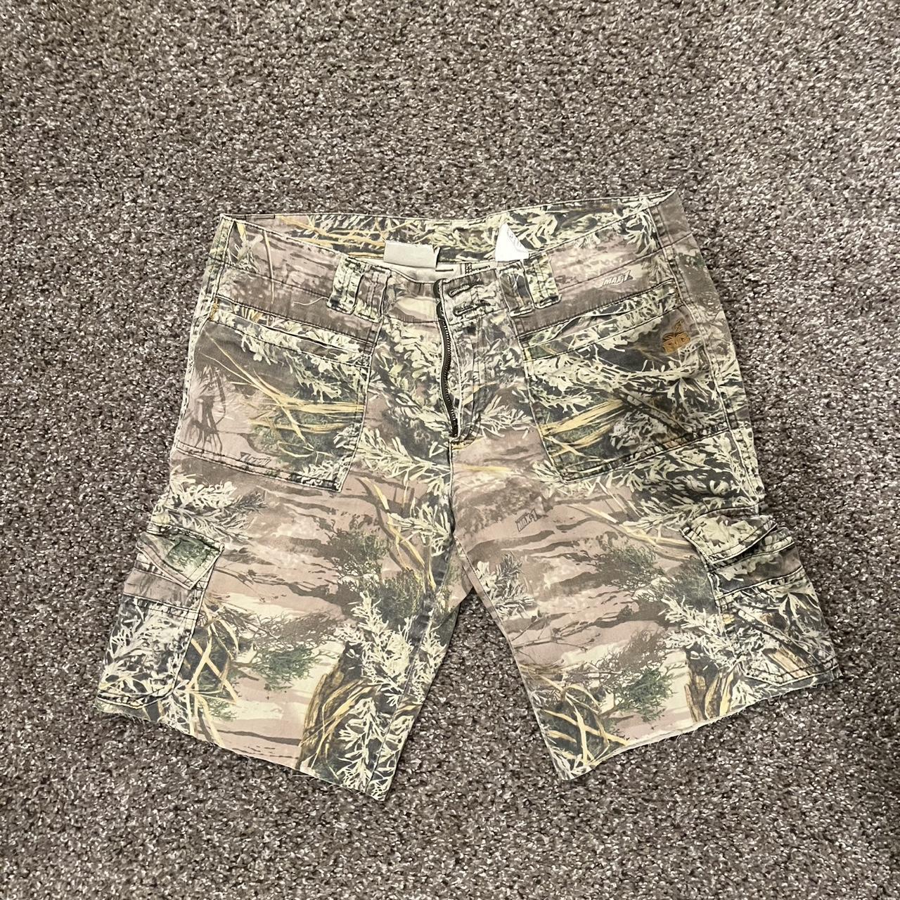 real tree camo cargo cutoff shorts(not cut by me... - Depop