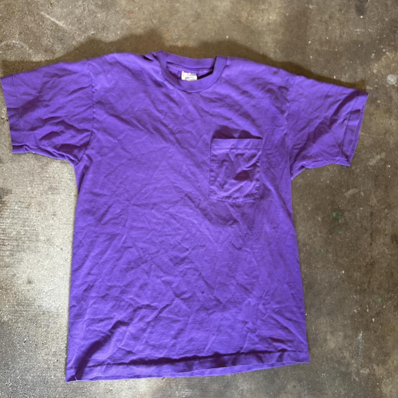 Very cool 80s/90s BVD Single stitch pocket tee... | Depop
