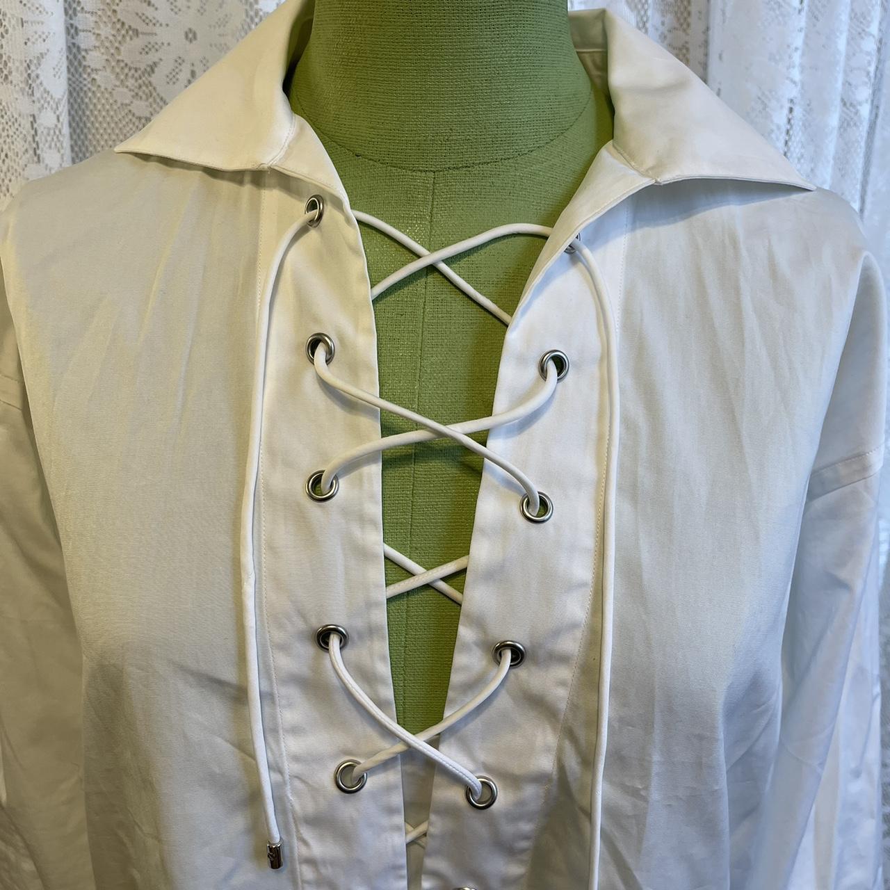 White Polo Ralph Lauren Size XS Medieval Renaissance... - Depop