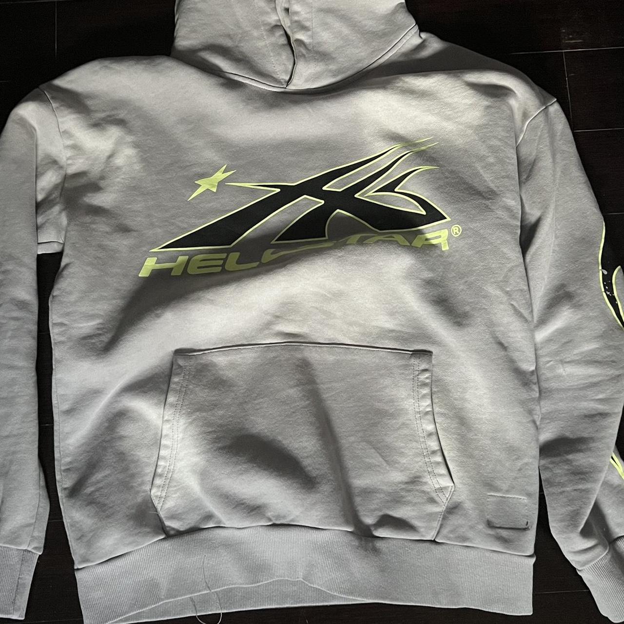 Hellstar Grey hoodie Dm if interested in buying... - Depop