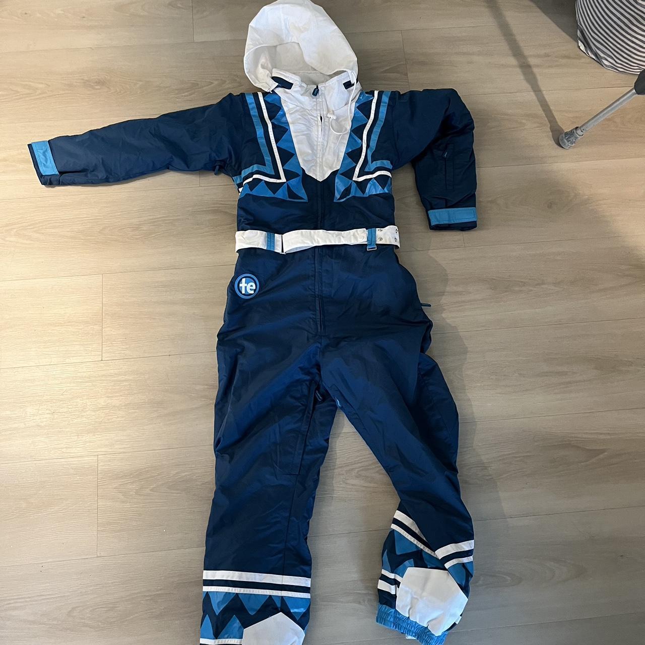 Large Blue Tipsy Elves Ski Suit women’s - Depop