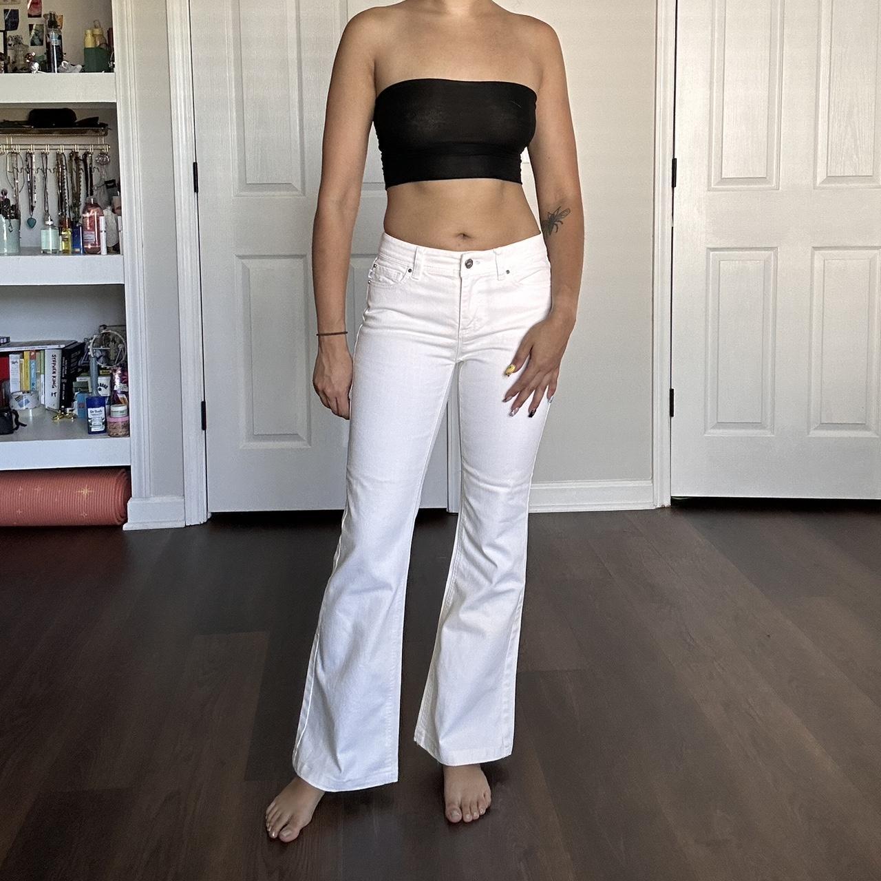 White Low Rise Jeans From The Brand White House Depop