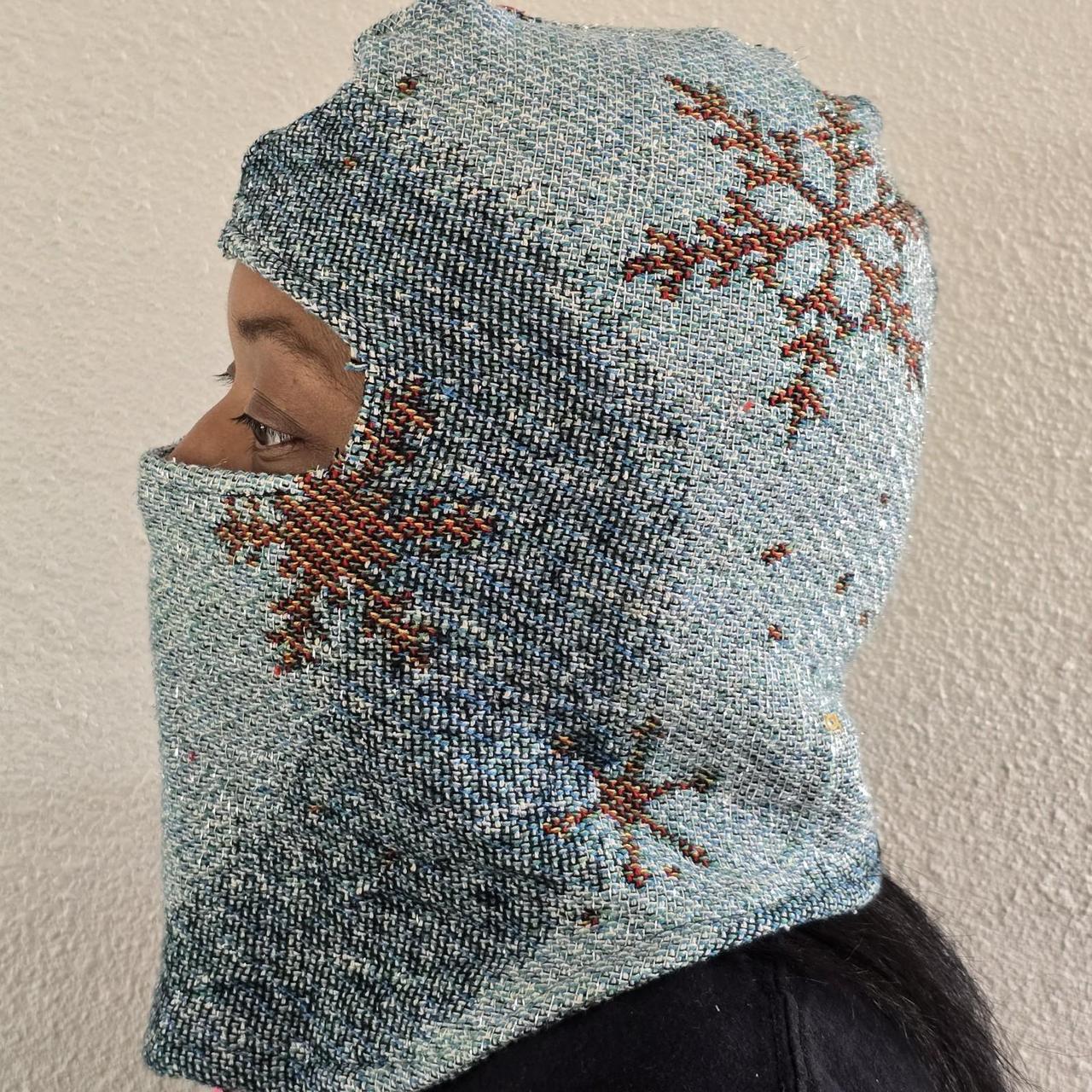 Blue with silver thread Shiesty balaclava ski mask... | Depop