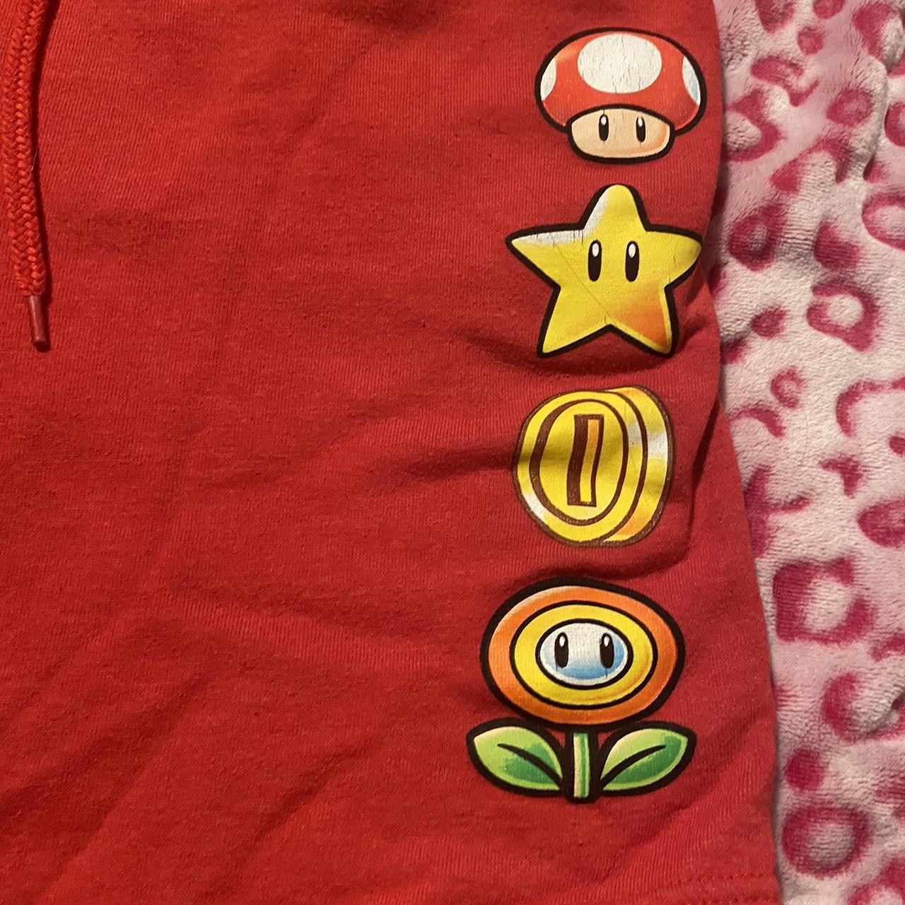 Super Mario red shorts - stretchy - design is a... - Depop