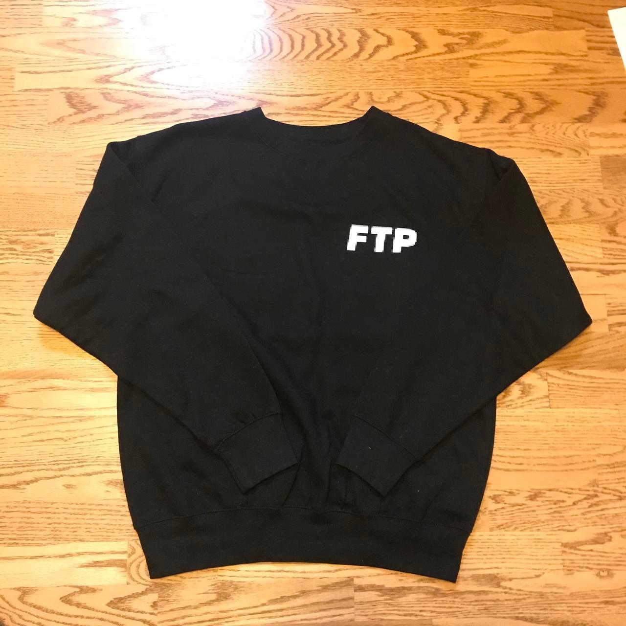 FTP Pixel Logo Crewneck Black Size Large Brand... - Depop