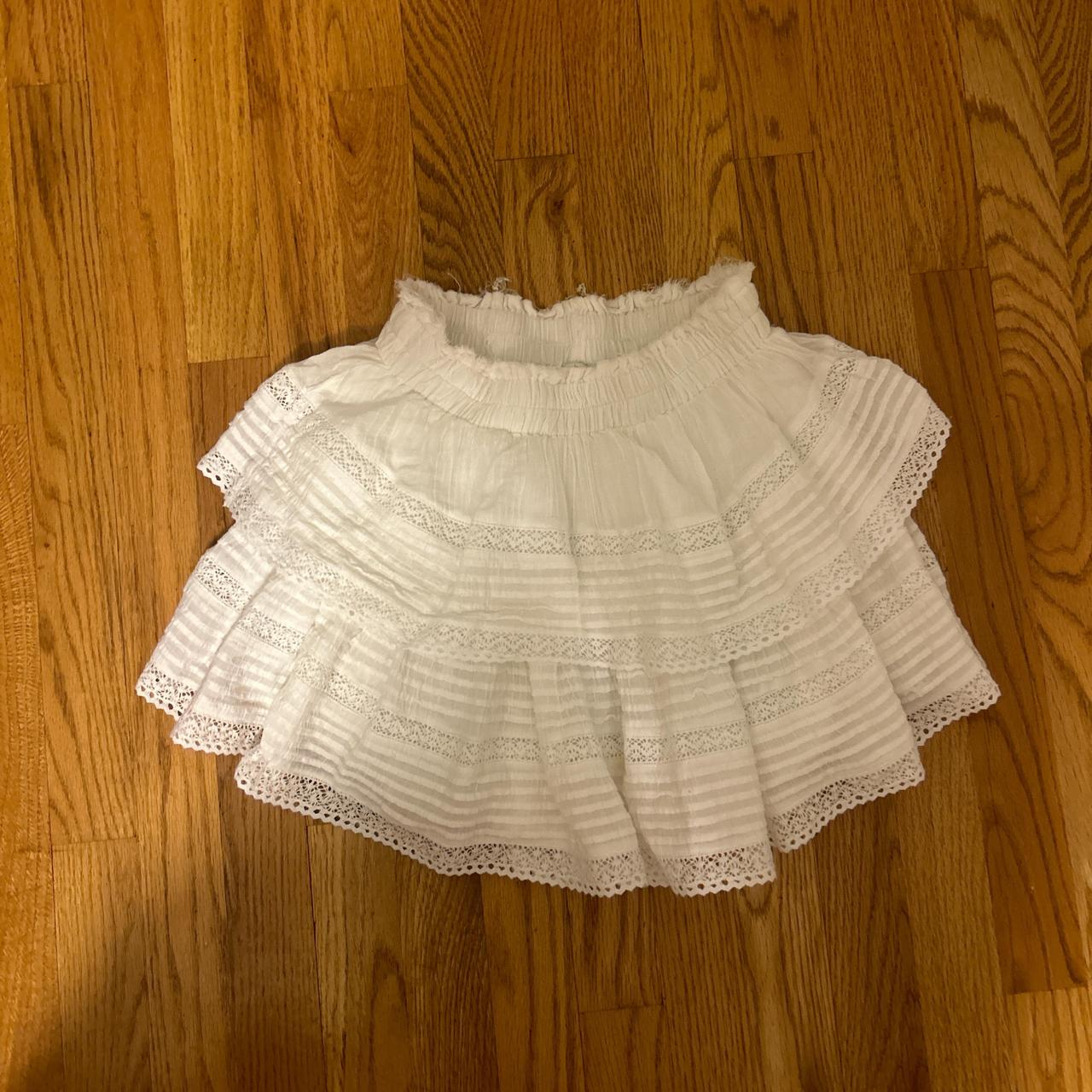 Aerie white ruffle skirt So cute for summer!! - Depop